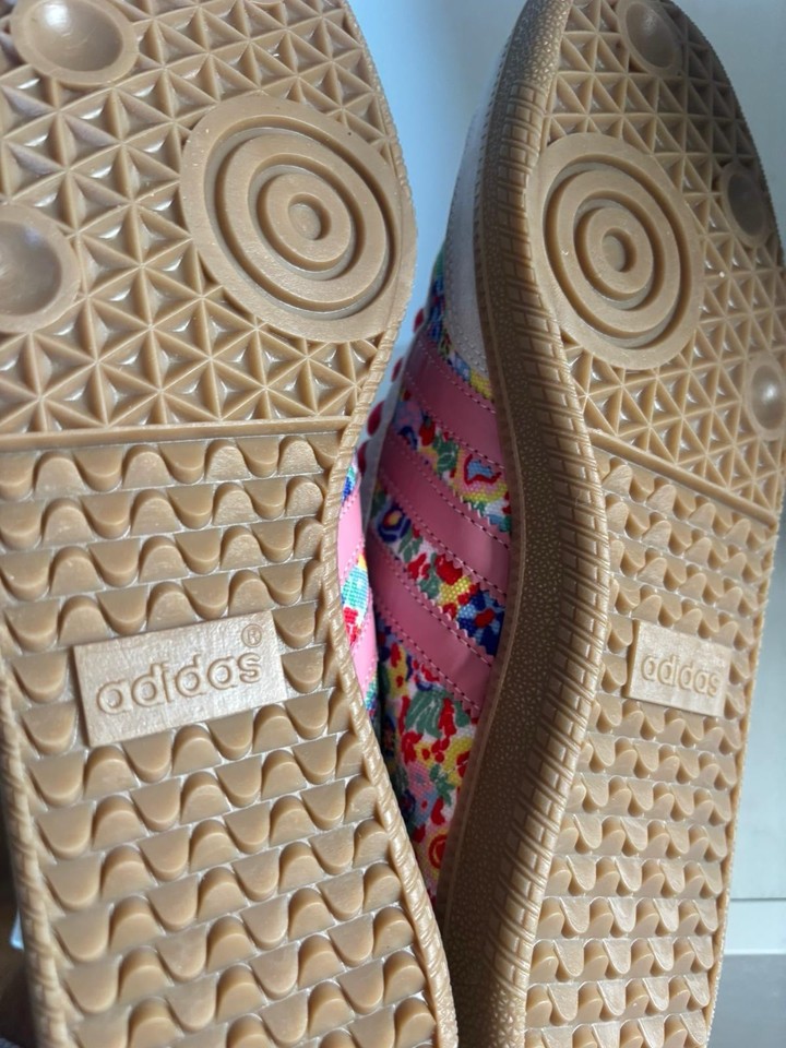 Adidas x Liberty London Samba Trainers UK 8 EU 42 Floral Pink | eBay UK