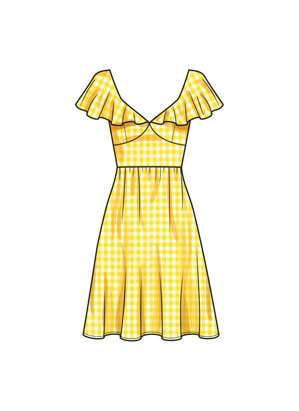 SIMPLICITY Sewing Pattern 9703 Misses Womens Plus Dress 4-12 or 12-20 5 ...