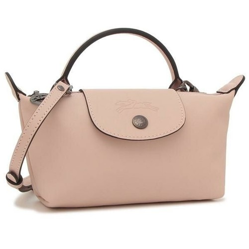 SALE LONGCHAMP Pouch LE PLIAGE Extra Handle w/Shoulder Chain Mini Bag ...