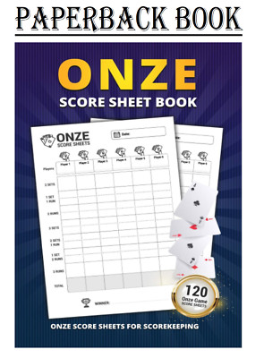 Onze Score Sheet Book: 120 Large Score Sheets For Scorekeeping ...