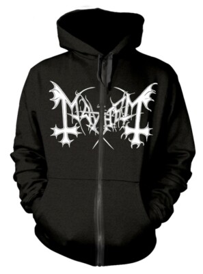 New Mayhem Band Heavy Cotton Black All Size For Men Hoodie Zip UR194 | eBay