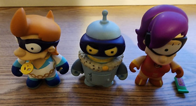 Kidrobot Futurama Series 2 Lot Fry Leela King Bender New Justice Team ...