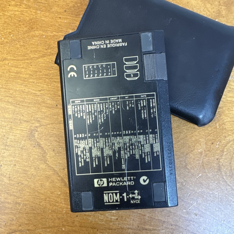 HP 12C Financial Calculator New Batteries Installed | eBay