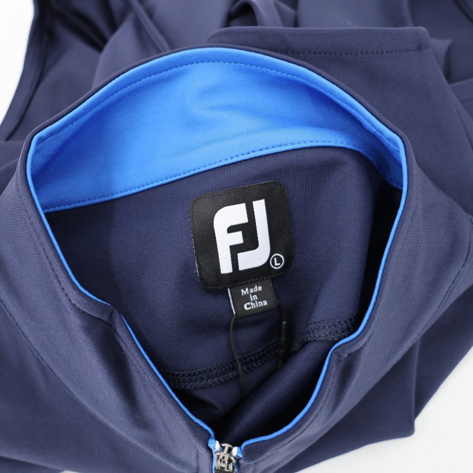 NWT FootJoy Vest Men's Large Performance Half Zip Golf Gathered Bottom ...