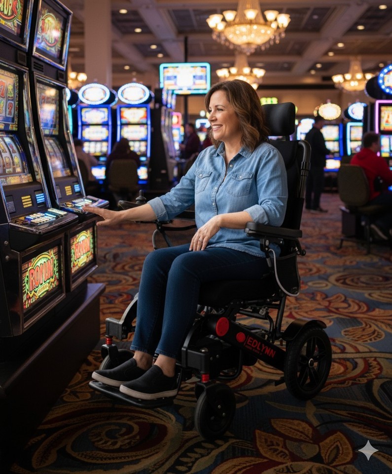 Edlynn Elite Ryder LX Power Wheelchair (Titanium) - Auto Folding | eBay