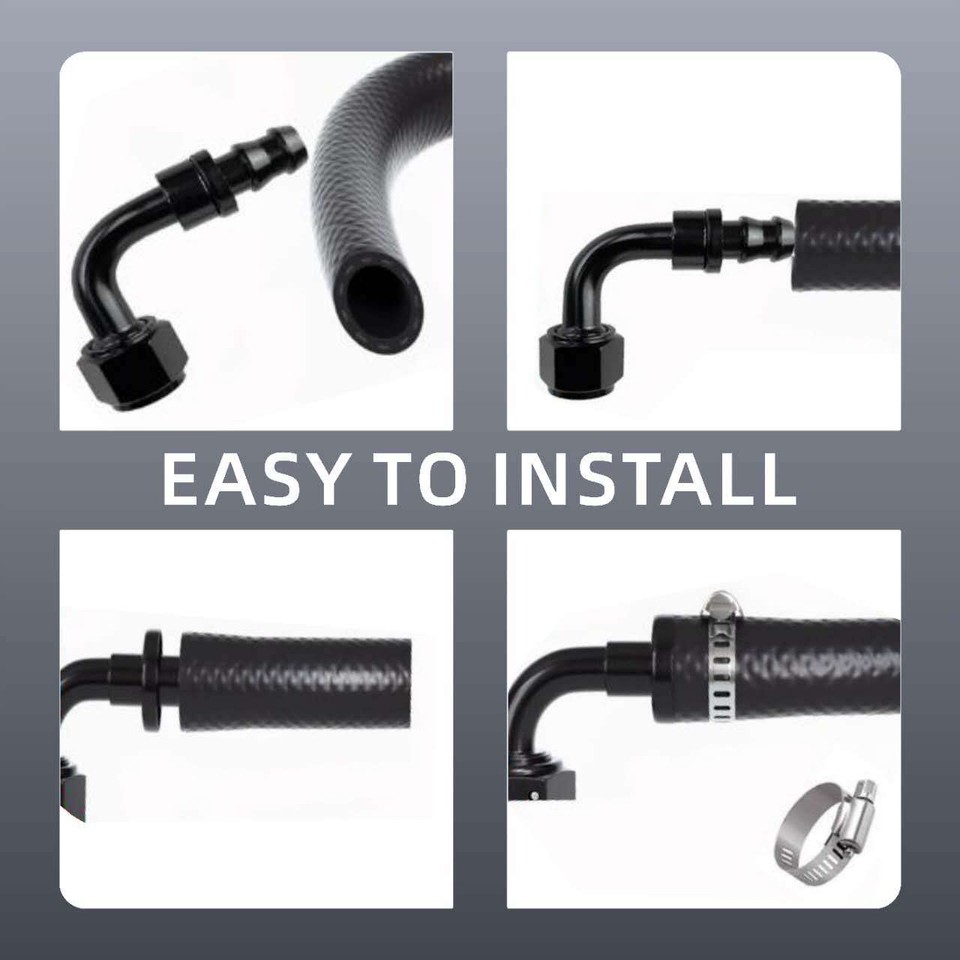 Nitrile Rubber Injection Fuel Hose Flexible Braided Gas Pipe Line | eBay