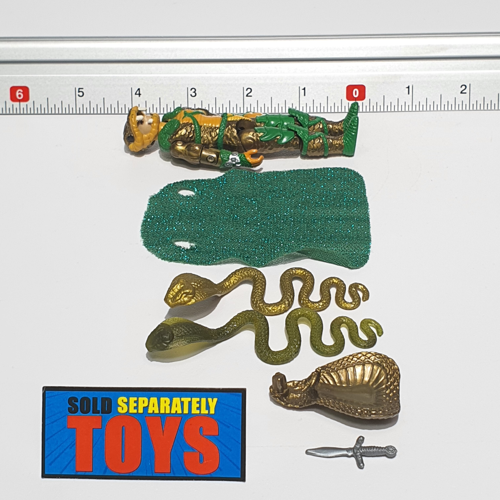 Vtg GI Joe SERPENTOR figure A v1 100% COMPLETE original 1986 Air ...