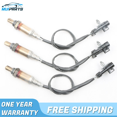 New 3pcs O2 Oxygen Sensor Front Right+Left Downstream & Upstream For ...