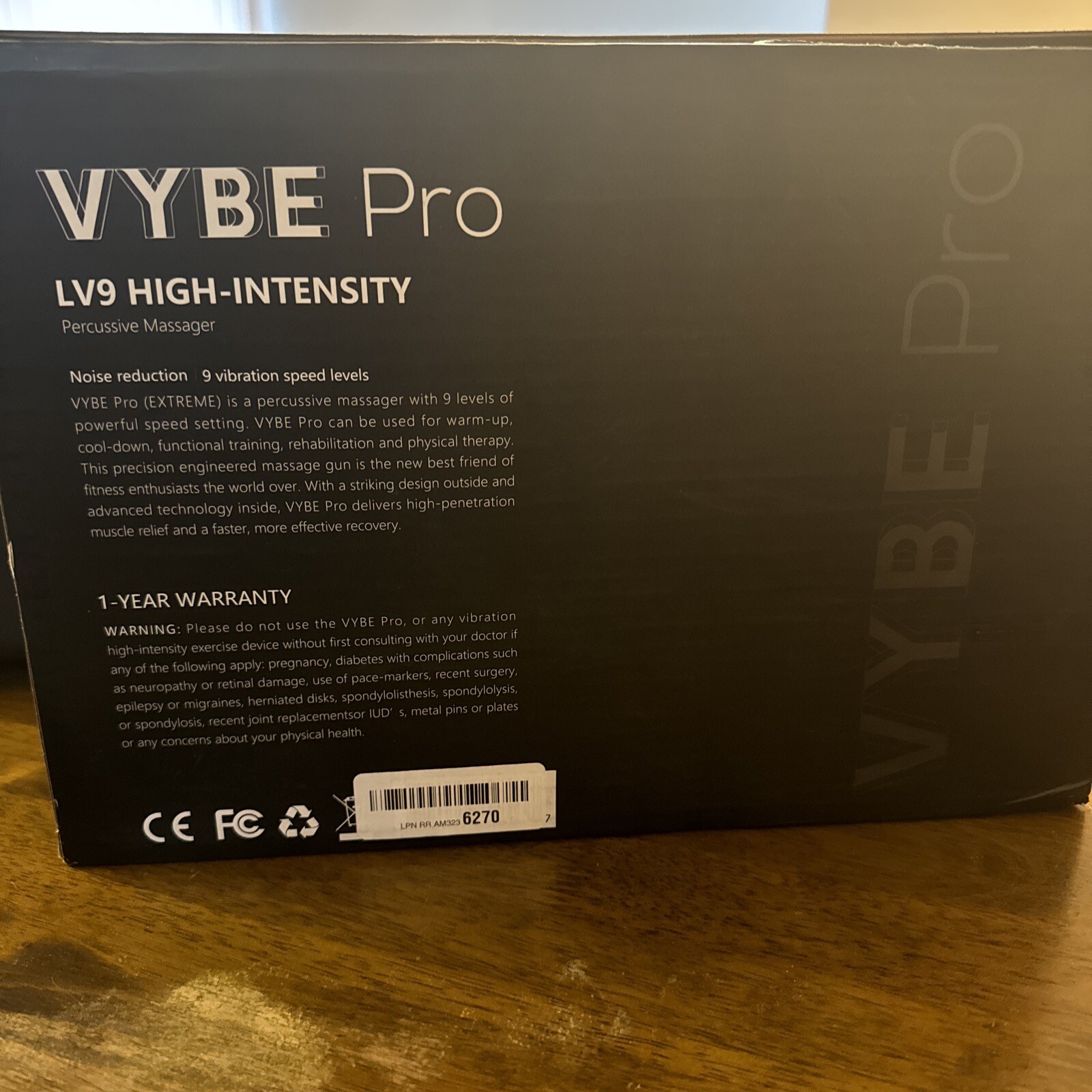 VYBE Pro Percussive Massager 9 Speed Open Box No Charger Included | eBay