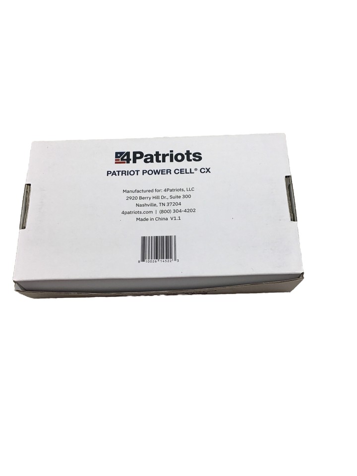 Patriot Power Cell CX: Portable Solar Power Bank | eBay
