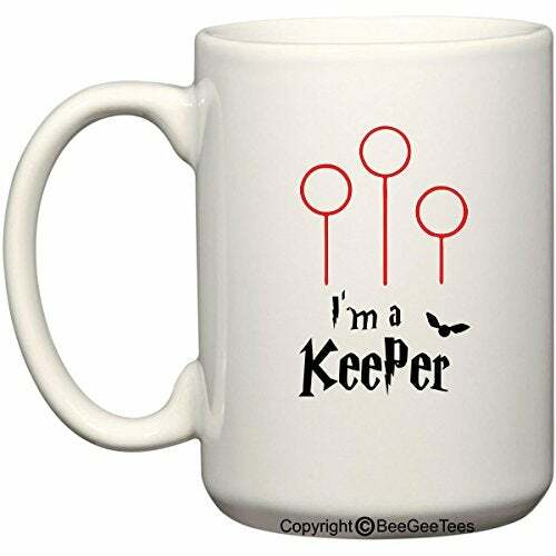 I'm A Keeper Wizard Inspired Funny Coffee Mug Magic Quidd Office Tea ...