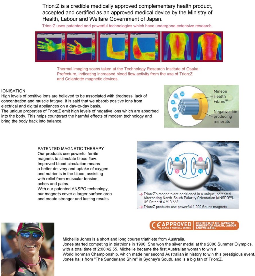 Trion:Z Zen Loop DUO Magnetic Bracelet Joints Pain Tunnel sport ...