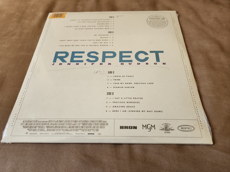NEW! Jennifer Hudson - Respect Soundtrack LP Vinyl. SEALED! FAST ...