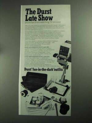 1968 Durst M600 Enlarger Ad - The Late Show | eBay UK