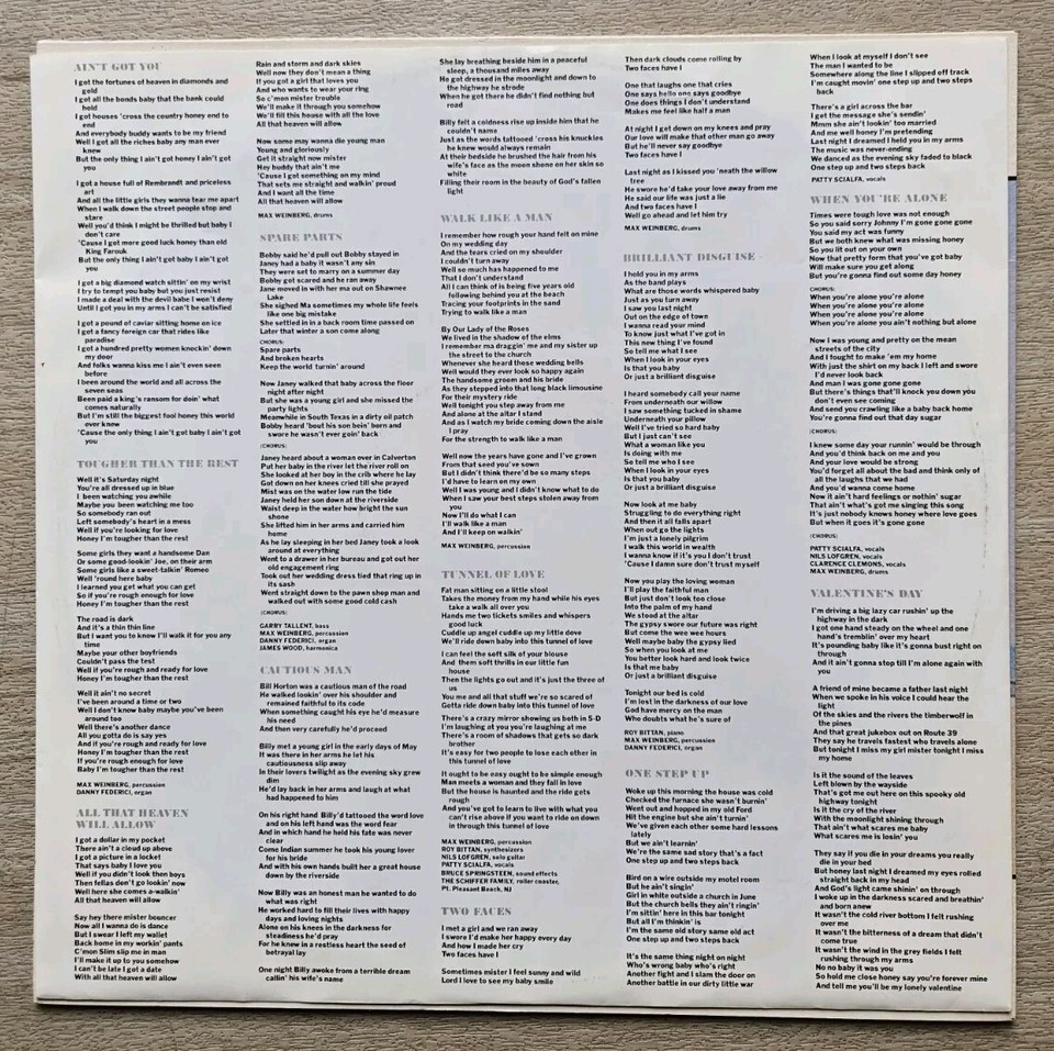 Bruce Springsteen - Tunnel Of Love - LP - 1987 - CBS - Holland | eBay