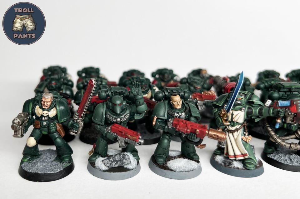 Warhammer 40k - Dark Angels - 29 Tactical First Born Marines | eBay