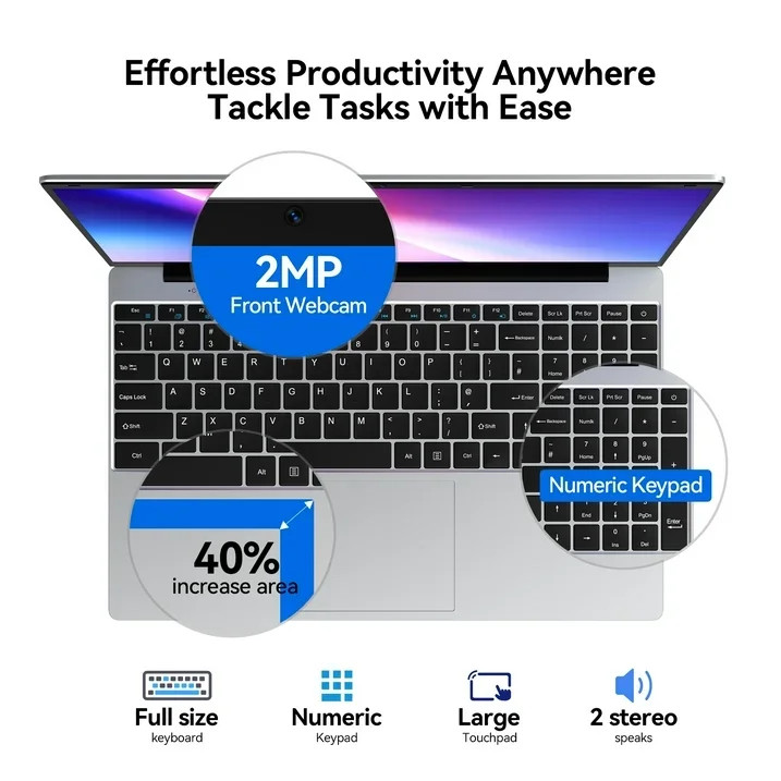 HOT LENO 15.6" Laptop Windows 11 32GB 2TB Core I9 9900 Computer ...