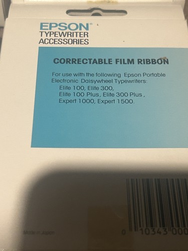 Vintage Epson Film Ink Ribbon for Elite 100 300 Plus Expert 1000 1500 ...