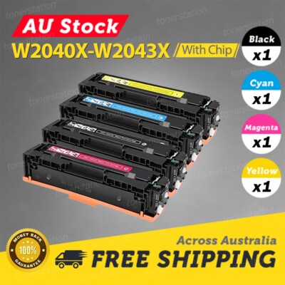 4x Compatible Toner W2040X-W2043X for HP 416X LaserJet M454 M455dn M479 ...