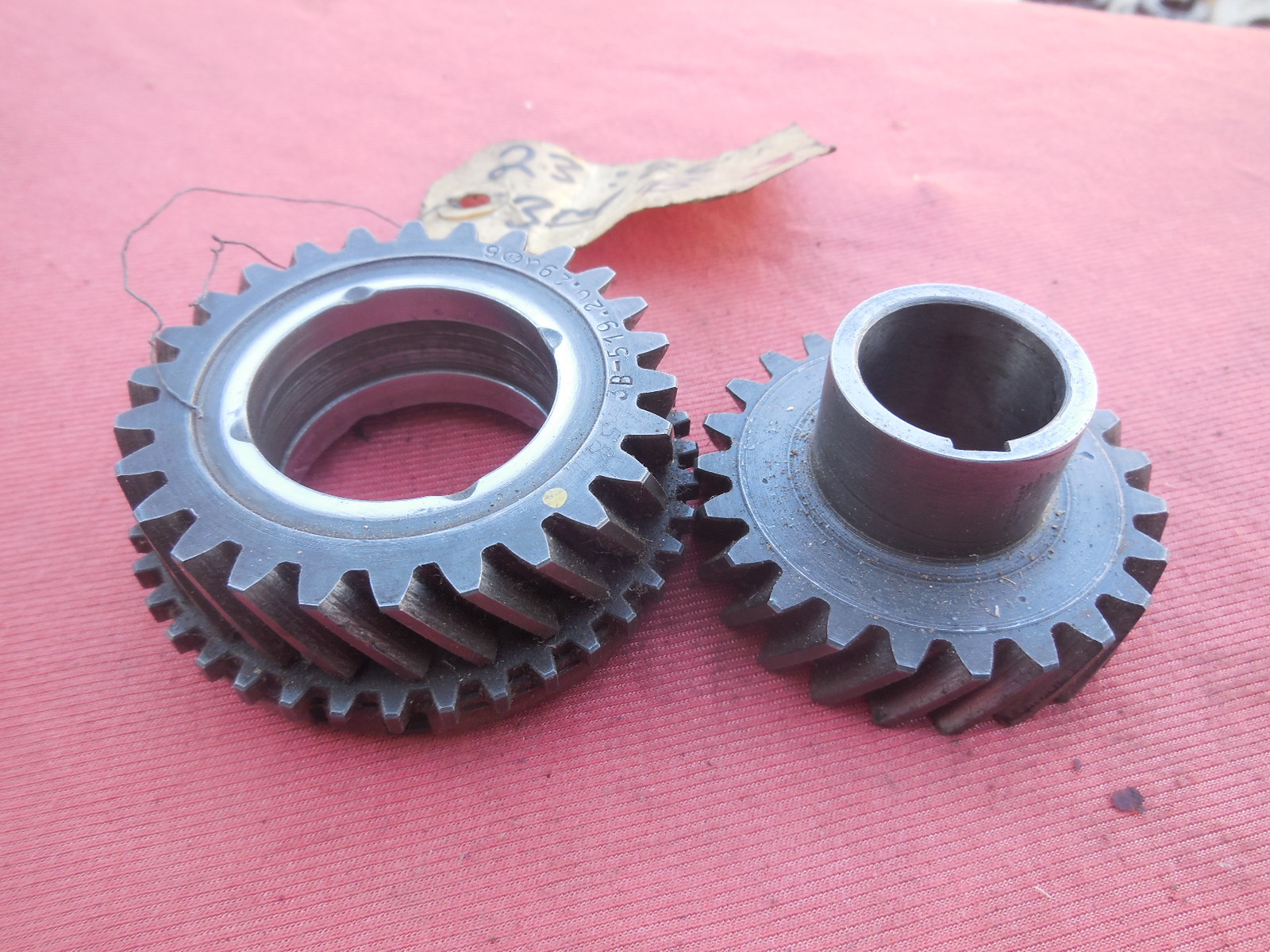 Porsche 356 A transmission gear set (3rd speed) B 23:26 matching #3 | eBay