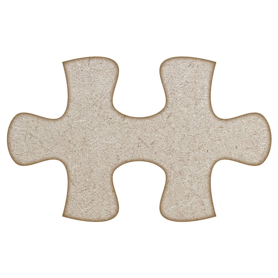 Puzzle Pieces & Complete Jigsaw MDF Laser Cut Craft Blanks in Various ...