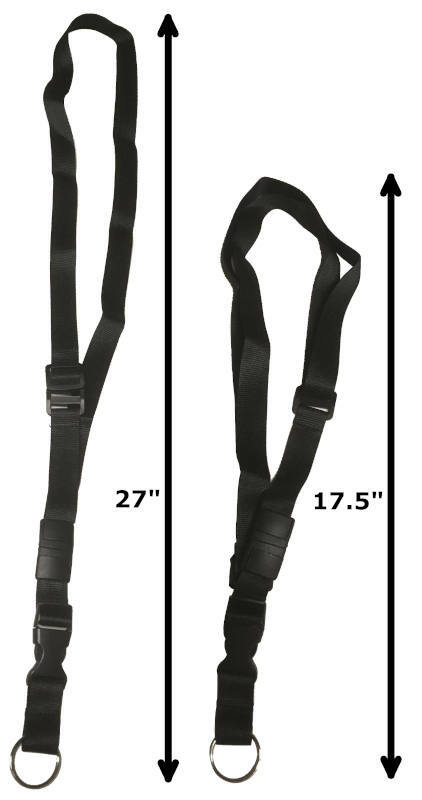 Quality Antimicrobial Adjustable Lanyard, Black, Detachable Key Ring | eBay