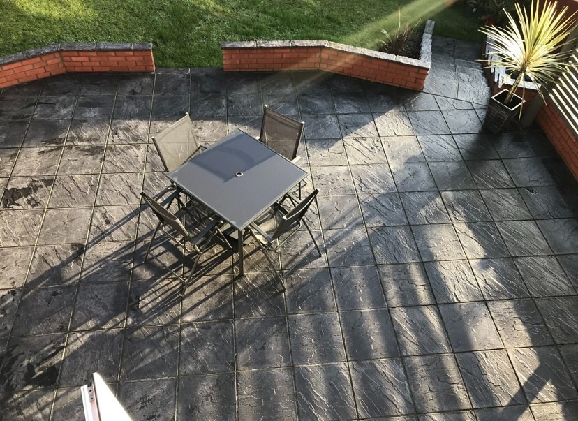 32 X BRADSTONES EDALE ECO DARK GREY PATIO SLABS 600X600MM CODE 23561 ...