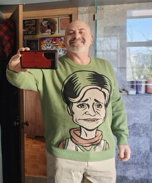 Ward Sutton Jerri Blank Sweater Cotton / Poly Blend Amy Sedaris ...