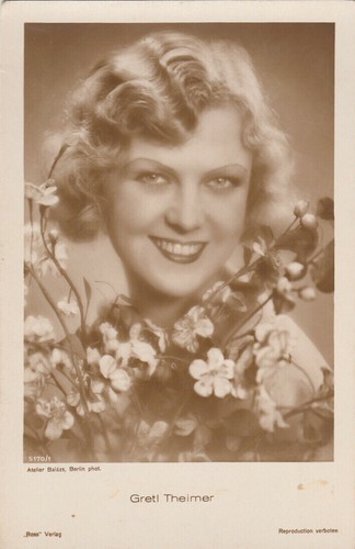 Movie film cinema star Austrian actress Gretl Theimer | eBay
