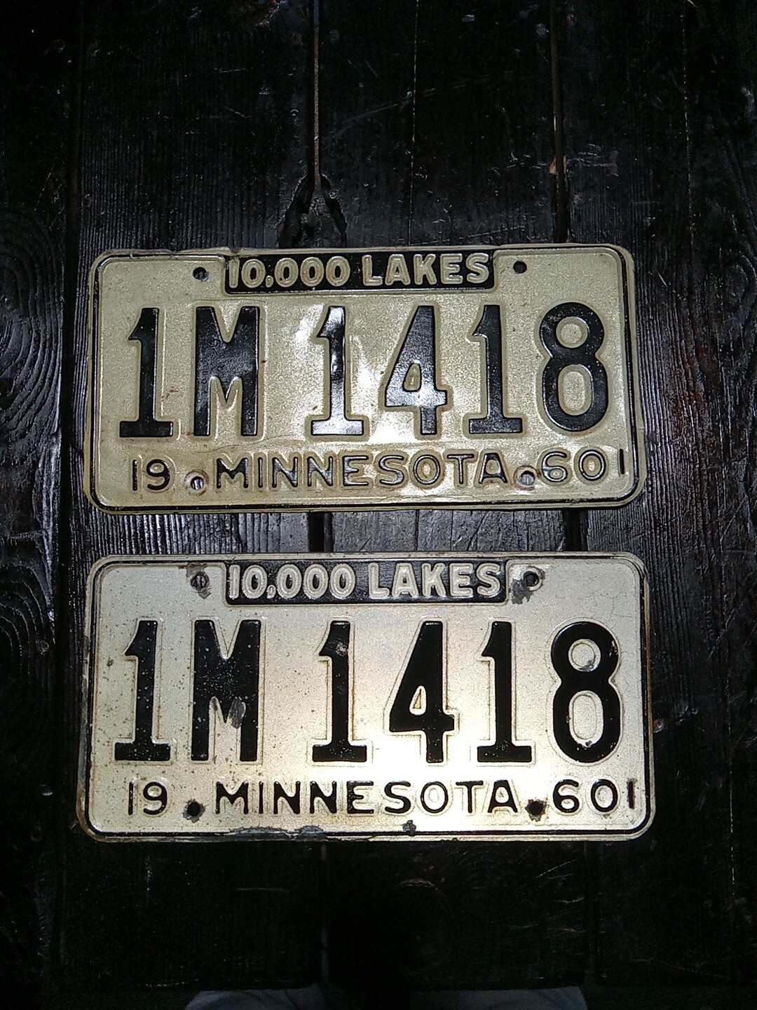 Vintage 1960 Minnesota 100000 Lakes License Plates | eBay