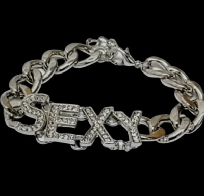 Silver Plated Sexy Crystal Ice Bracelet | eBay