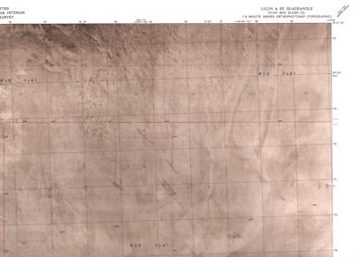 Lucin 4 SE Quadrangle Utah 1983 USGS Orthophotomap Map 7.5 Min ...