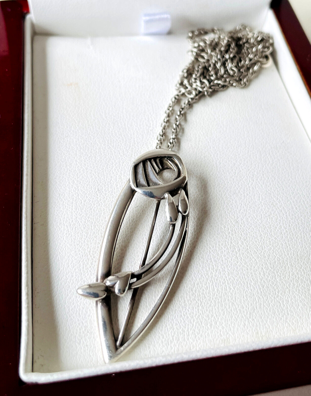 BEAUTIFUL OLA GORIE STERLING SILVER MACKINTOSH ROSE D… - Gem