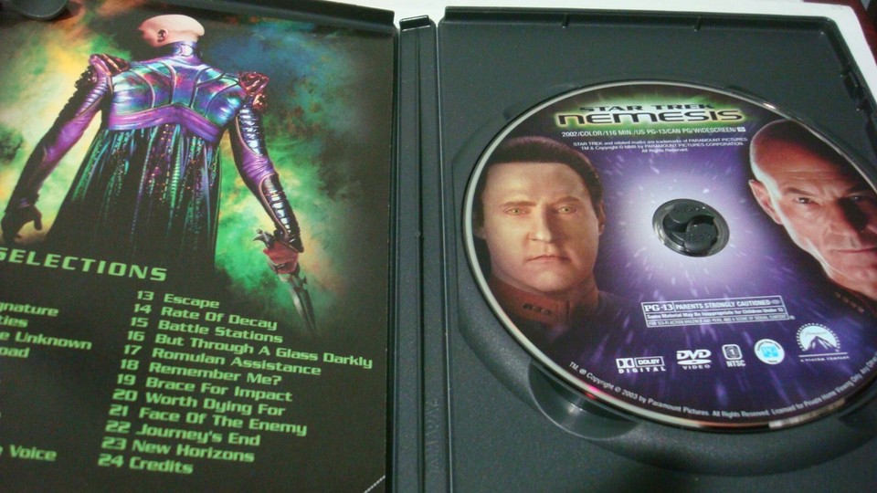 Star Trek: Nemesis (DVD, 2003, Widescreen) 97363389941 | eBay