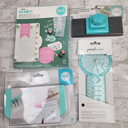 Lot Of 18 WE R MEMORY KEEPERS Craft Tools Punch Board Staple Board ...