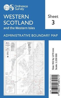 West Scotland (OS Admin Boundary Map) by Ordnance Survey [Sheet map ...
