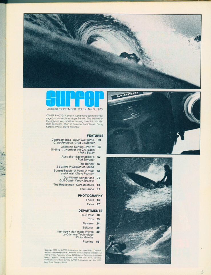 Surfer Magazine Vol. 14 # 3- Sept. 1973- Free shipping | eBay