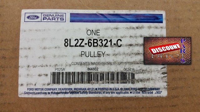 8L2Z6B321C Ford Pulley Crankshaft 8L2Z6B321C Genuine OEM Part for sale ...