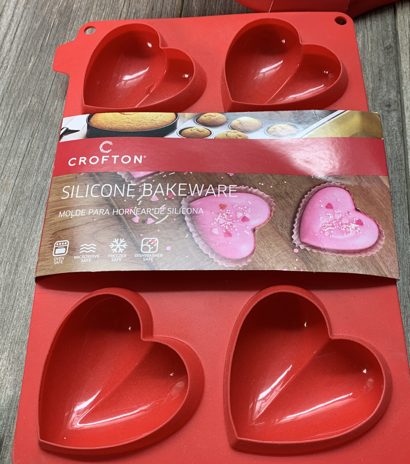 Crofton Silicone Bakeware Heart Cake BUNDLE LOT for sale online | eBay