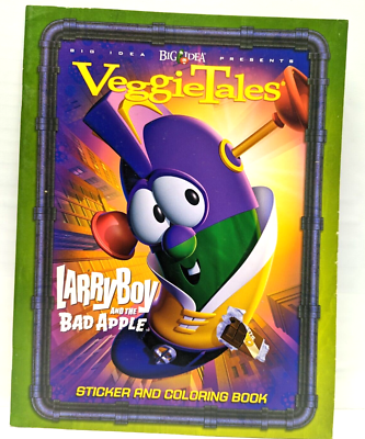 Larry Boy Coloring Pages Bad Apple