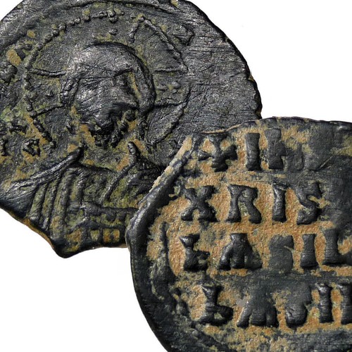 JESUS CHRIST Portrait / "King of Kings". Basil II & Constantine VIII ...
