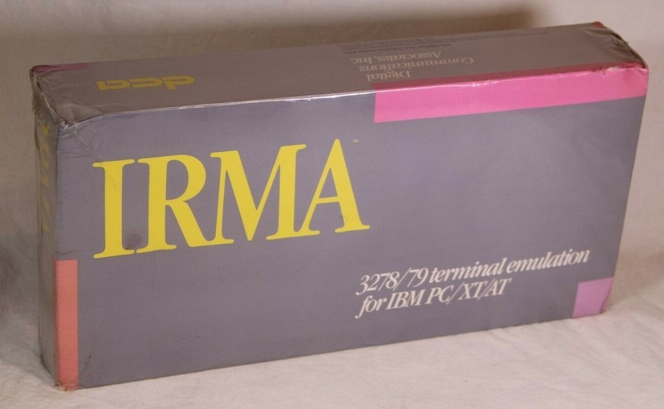 DCA IRMA 3278/79 Terminal Emulation for IBM PC/XT/AT and Clones ...
