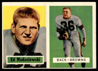 1957 Topps Ed Modzelewski Cleveland Browns #127 | eBay