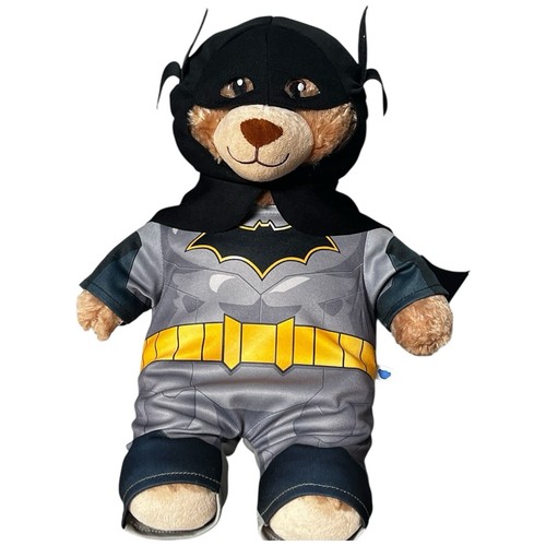 BABW Build A Bear Batman Gray Suit Teddy Bear Plush Stuffed Animal | eBay
