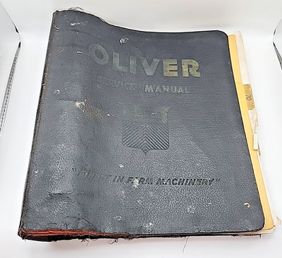 Vintage Oliver 70 & 80 Shop Manuals Three Ring Binder 1940's | eBay