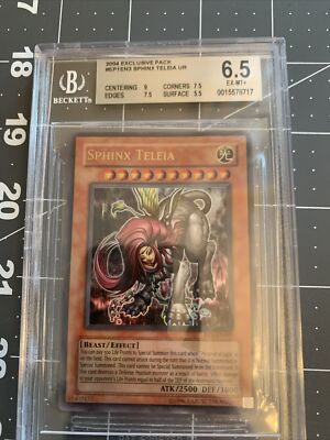 Yugioh - Sphinx Teleia UR, 2004 Exclusive Pack (movie release), BGS 6.5 ...