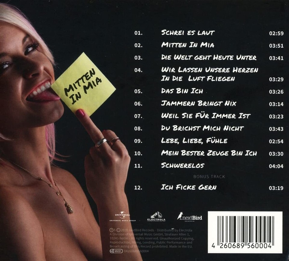 Mia Julia Mitten in Mia (CD) (UK IMPORT) | eBay