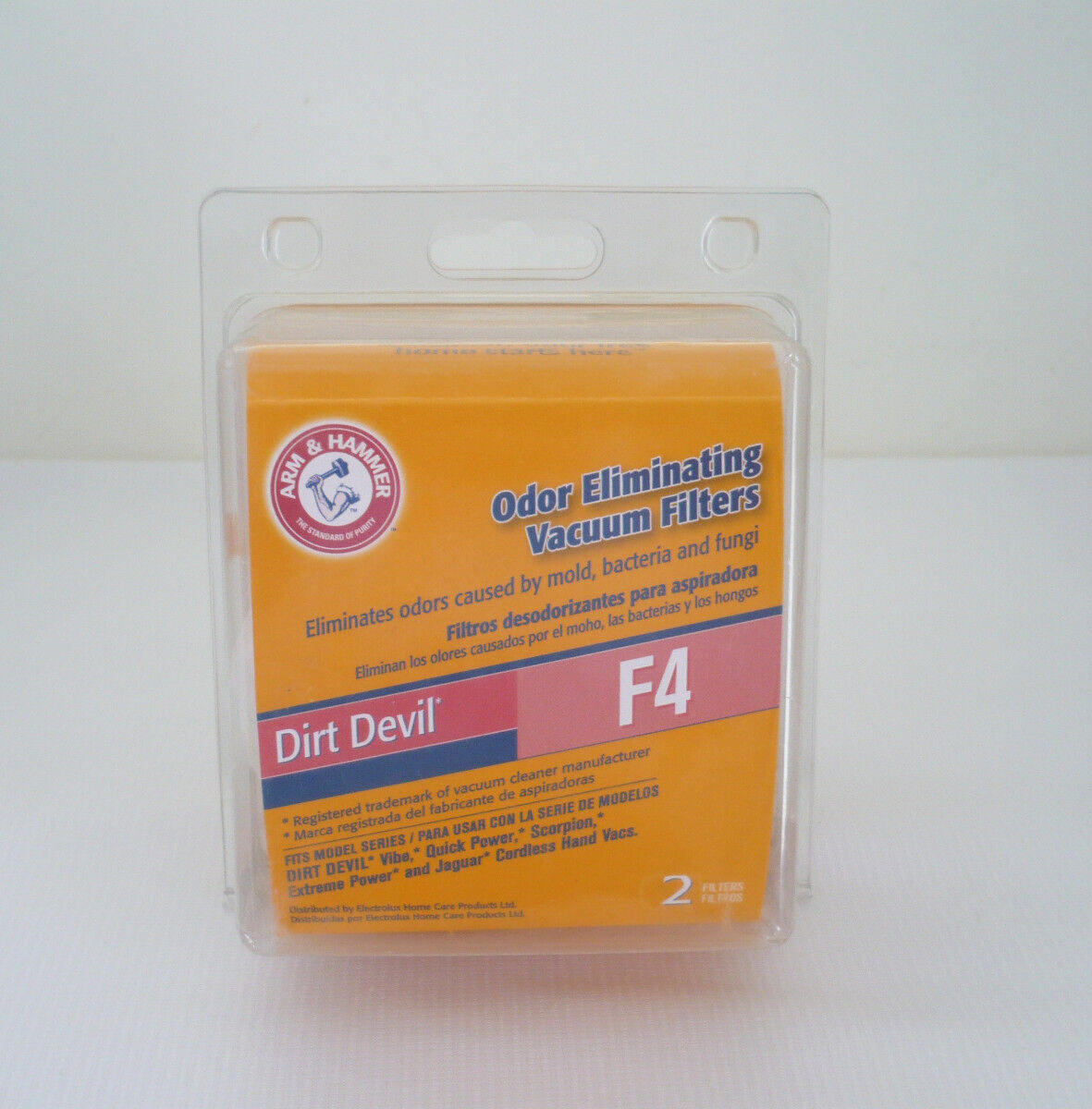Arm & Hammer Dirt Devil F4 Vacuum Filters Pkg of 2 | eBay