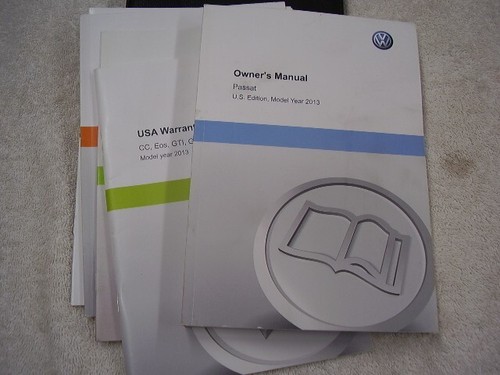 2013 VOLKSWAGEN PASSAT OWNERS MANUAL | eBay