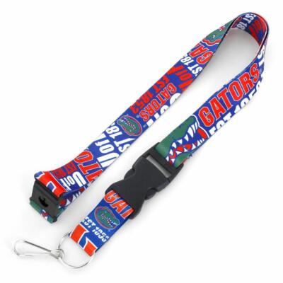 Florida Gators Dynamic Design Lanyard [NEW] NCAA Key Chain Ring ID ...